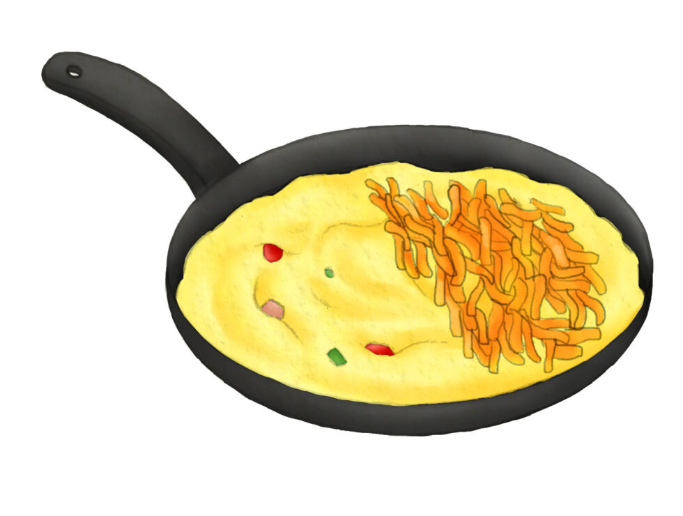 How To Make An Omelet - Draw My Recipes