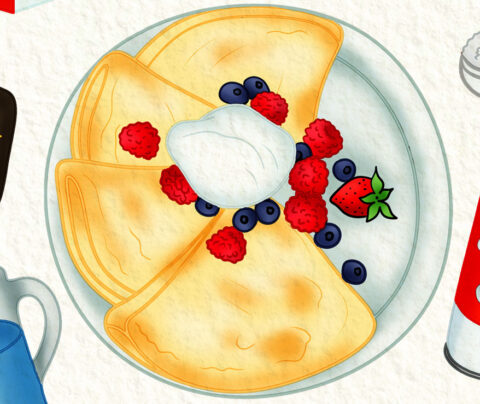 How To Make Crepes - Draw My Recipes